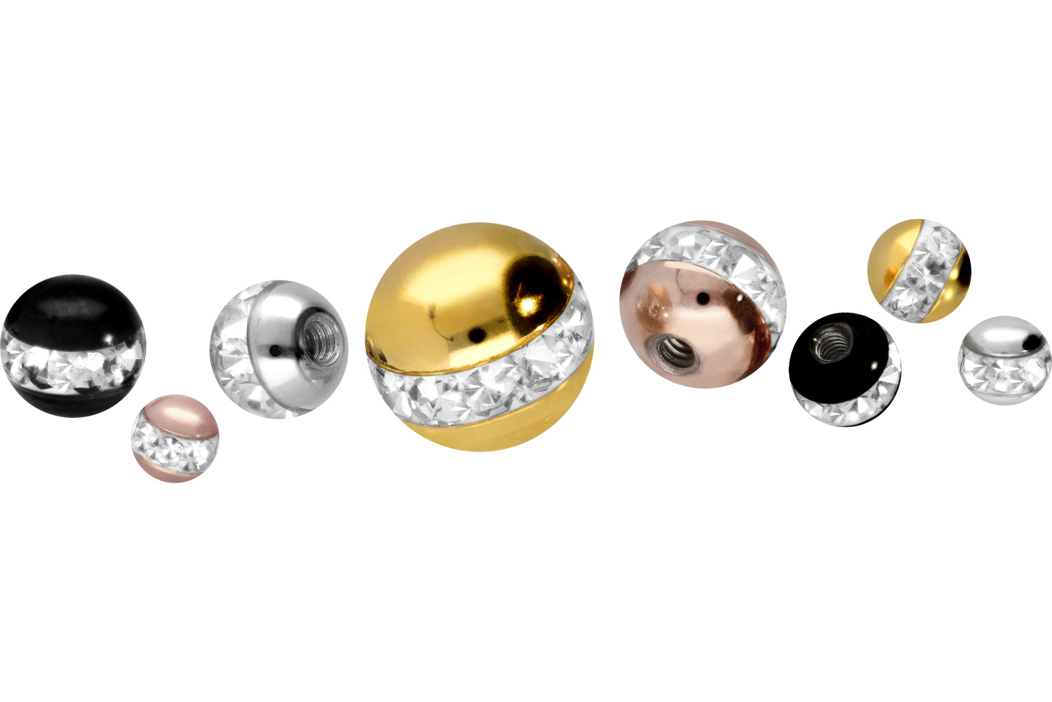Surgical steel screw-in ball EPOXY RING | PIERCINGLINE